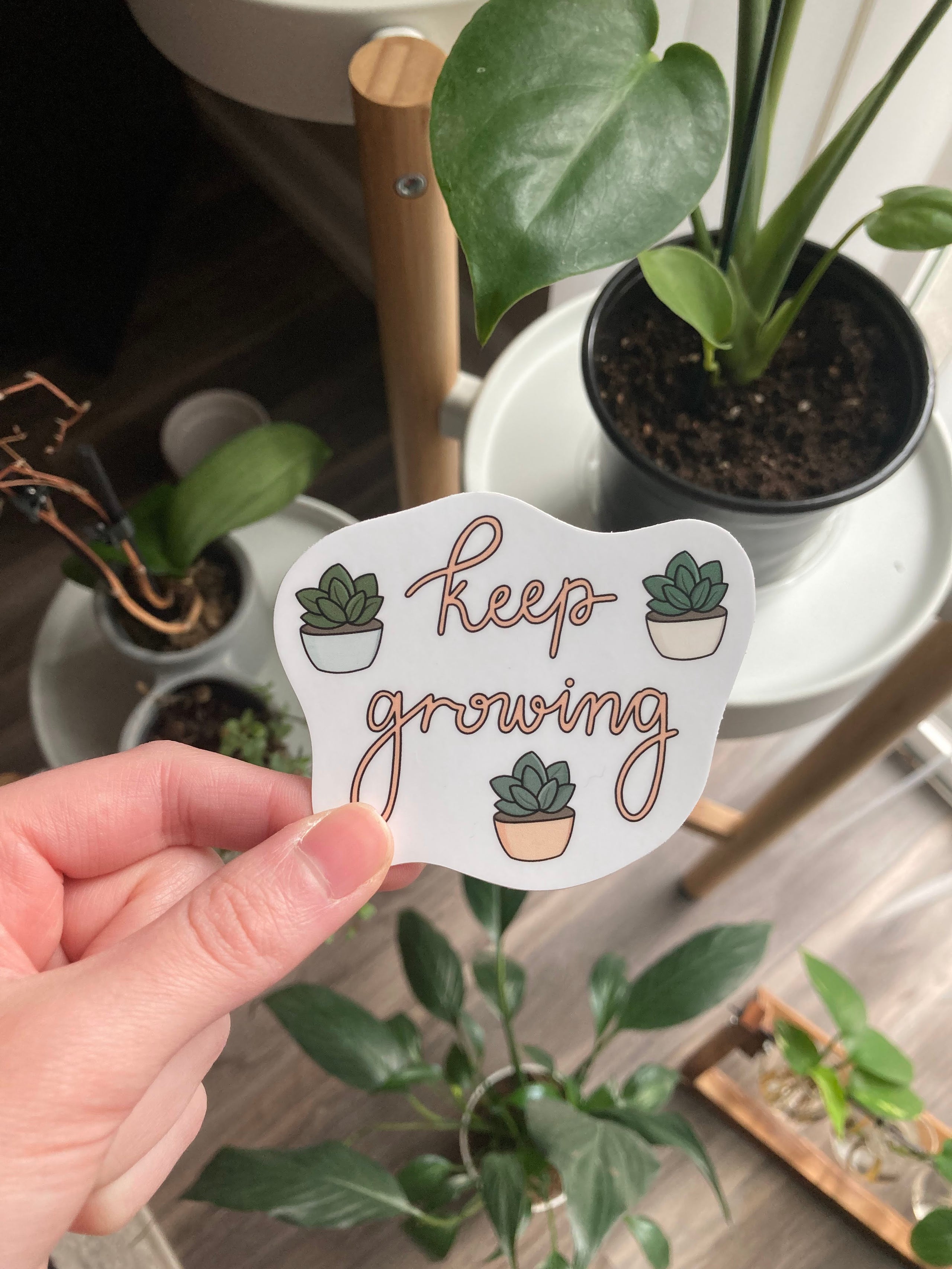 growing sticker